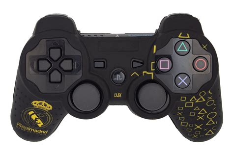 روکش محافظ دسته Ps3 لیزری مشکی زرد طرح رئال مادرید