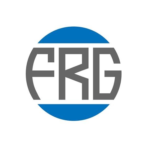 Frg Letter Logo Design On White Background Frg Creative Initials