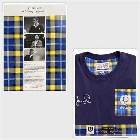 Ellis Rugby Doddie Weir Tartan Cotton Tee