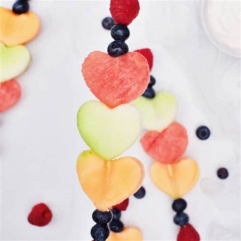 These Heart Fruit Kabobs Are A Healthy Valentine Treat