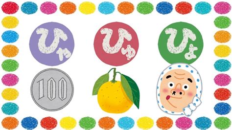 ひゃひゅひょをおぼえよう！ ひらがな 幼児向け 知育 お勉強 子ども向け 日本語 ひょっとこ ひゃくえん ひゅうがなつ Hiragana