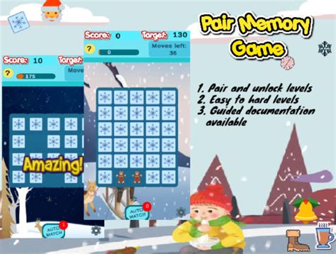 Pair Memory Game Unity Complete Project By MashStudios Codester