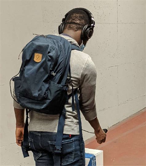 Sensory Substitution System Worn By A Participant The Camera And The Download Scientific