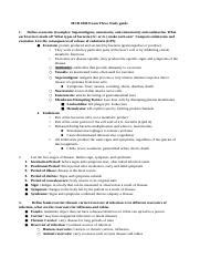 MCB Exam 3 Docx MCB 2000 Exam Three Study Guide 1 Define Exotoxins Examples Superantigens