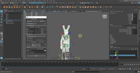 eyes separated from mesh after exporting clips r maya