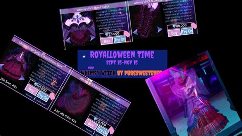 Royalloween New Whimsy Witch Set Youtube