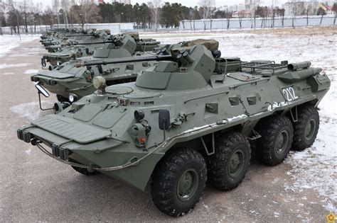 Russia Delivers The Second Batch of BTR-82A Armored Vehicles to Belarus