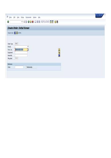 Sap Pm Wcm Enhanced Model Entire Process Flow With Sap Screenshots Docx