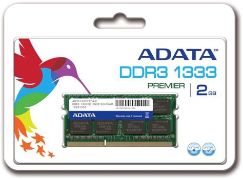 Adata Premier 2gb Ddr3 1333mhz Ad3s1333c2g9 R Memorie Preturi