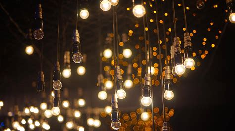 Download White Bulbs Hd Lights Wallpaper