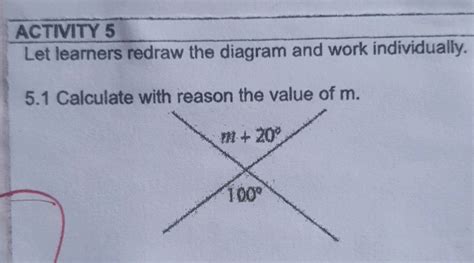 ACTIVITY 5 Let Learners Redraw The Diagram StudyX