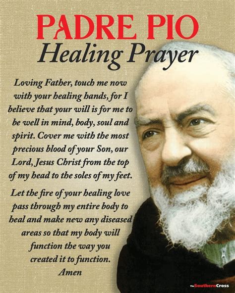Padre Pio Healing Prayer Rchristianity