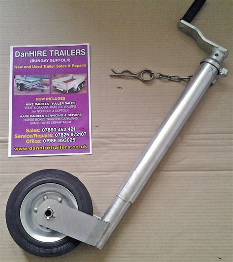 Spares New 48mm Ifor Williams Jockey Wheel DANHIRE TRAILER SALES