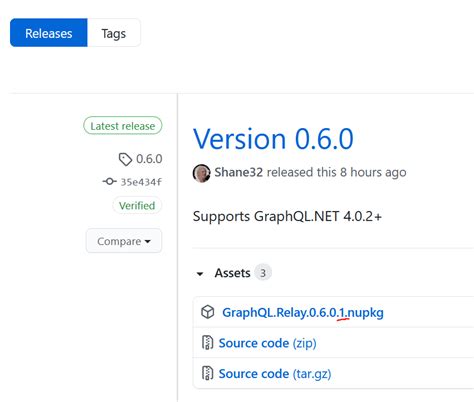 Ci Versioning Issue Graphql Dotnet Relay Github