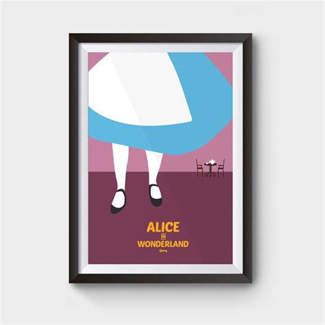 Alice In Wonderland Poster A3 Film Posters Buy Movie Posters