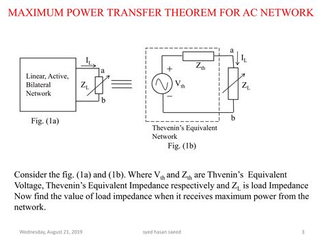 Maximum Power Transfer Theorem For Ac Network Pdf