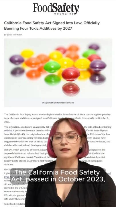 The Evolving Landscape Of Food Additives Regulation In The Us From