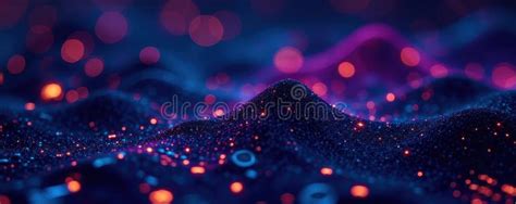 Dark Immersive Grid For Showcasing Coding Projects Elegant Technology Abstract Stock