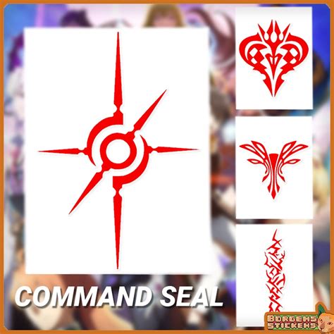 [decal] Fgo Alice Kiara Kirschtaria Kirei Command Seal Vinyl Sticker
