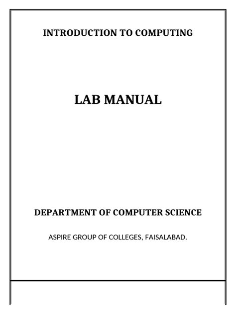 Lab Manual Ict Updated Edit Pdf
