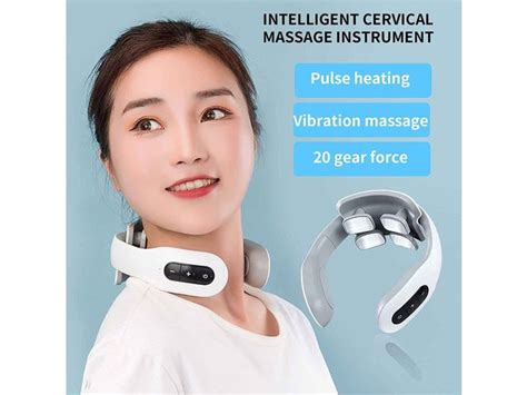 Intelligent 4d Electric Pulse Neck And 6 Modes 15 Levels Portable Cordless Deep Tissue Trigger