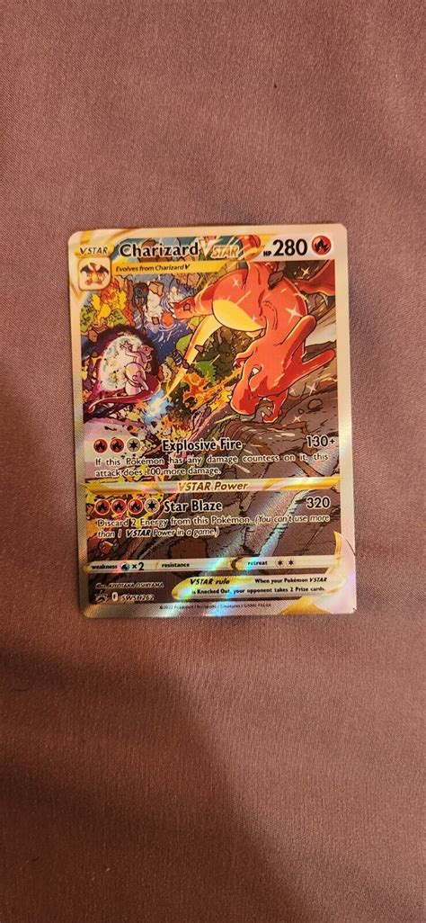 Mavin Charizard Vstar Swsh262 Alt Art Full Art Black Star Promo Upc