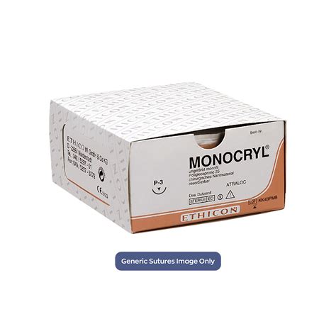 Amtech Medical Ethicon Monocryl 2 0 Sh 70cm Suture Box 36 Y317h