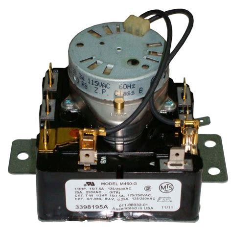 Timer Dryer Assembly Whirlpool 3398195