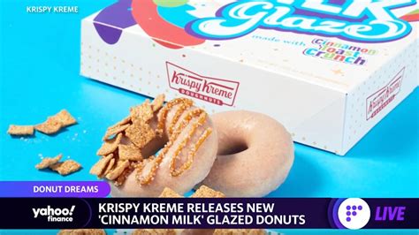 Krispy Kreme Releases New ‘cinnamon Milk Glazed Donuts