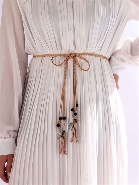 Tassel Decor Rope Belt Diy Belt For Dresses Rope Belt Fashion
