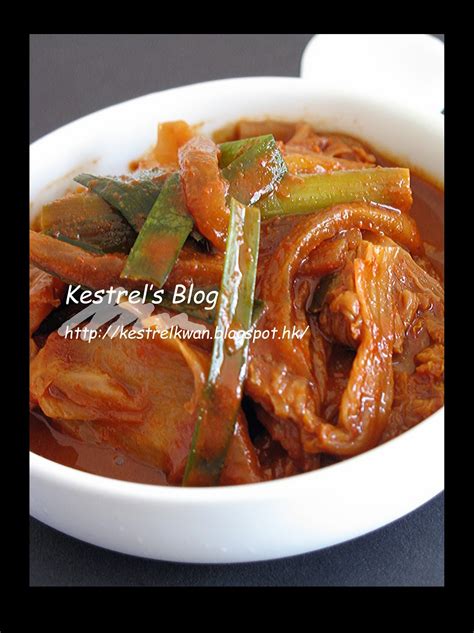 Kestrels Blog 自家醃製韓式泡菜 Homemade Kimchi