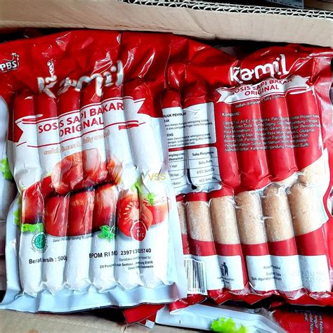 Jual Kamil Sosis Sapi Bakar 500gr Mini Isi 12 Shopee Indonesia