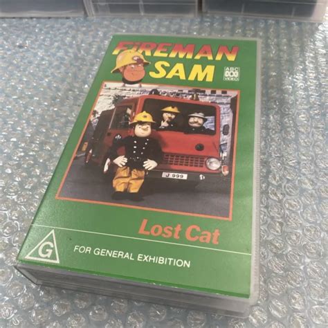 Fireman Sam Lost Cat Abc Mint Very Rare On Vhs Cleaned And