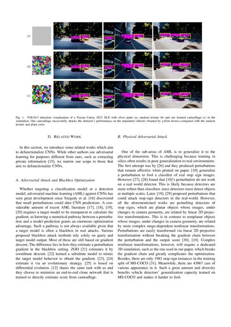 Cca Exploring The Possibility Of Contextual Camouflage Attack On Object Detection Deepai