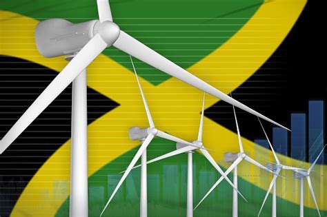 자메이카 바람 에너지 전력 디지털 그래프 개념현대 자연 에너지 산업 그림 3d 일러스트레이션 녹색 기술에 대한 스톡 사진 및 기타 이미지 Istock