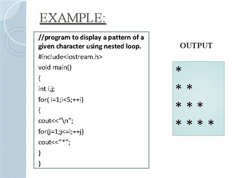 Contents Loop Statements Parts Of A Loop Types