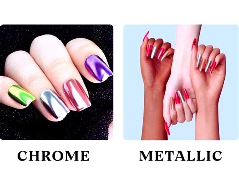 Difference Between Chrome And Metallic Nail Polish