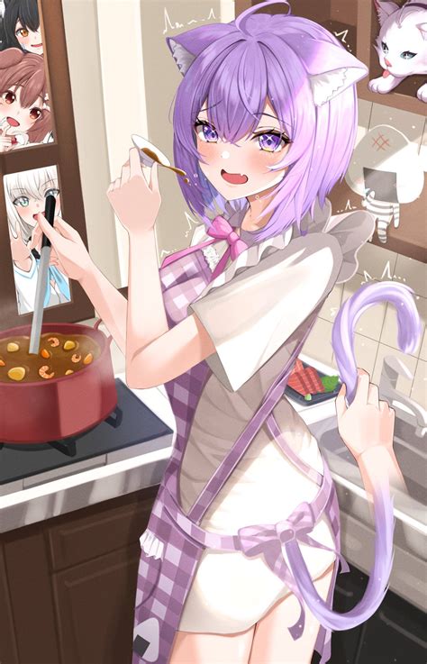 Shirakami Fubuki Nekomata Okayu Ookami Mio Inugami Korone And
