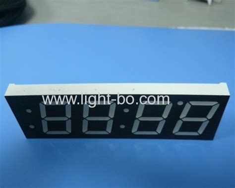 Ultra Red 4 Digit 1 2 7 Segment Led Clock Display For Digital Clock Indicator Manufacturers And