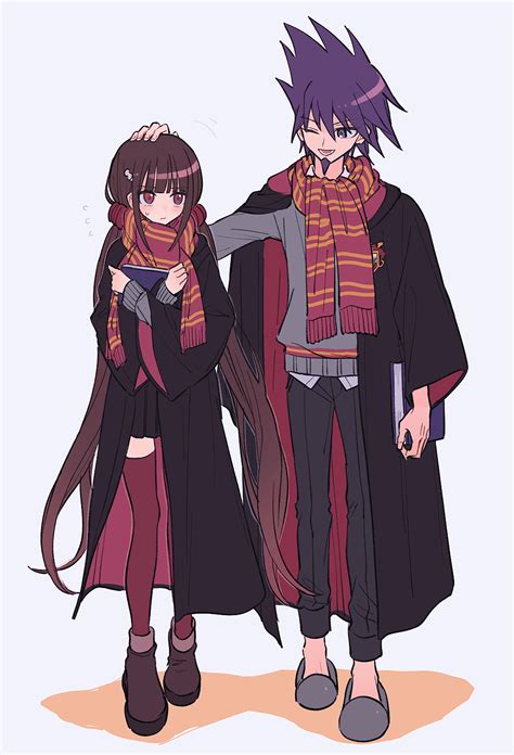 Harukawa Maki And Momota Kaito Danganronpa And 3 More Drawn By Xiao