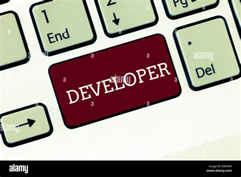 Programming Software Web Concept Programmer Develops Application Hi Res