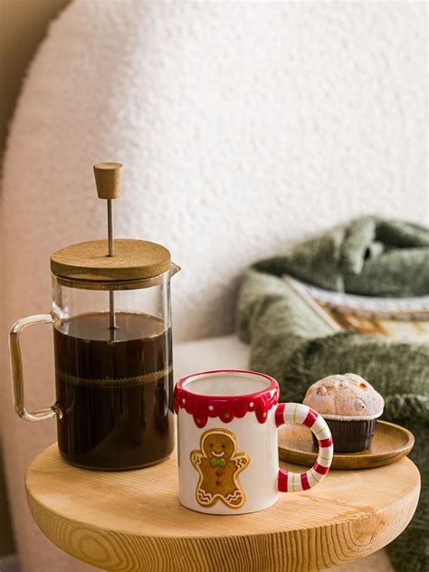 Lcw Home Новогодишна тематична керамична чаша 380 мл W3at74z8 F9c Lc Waikiki