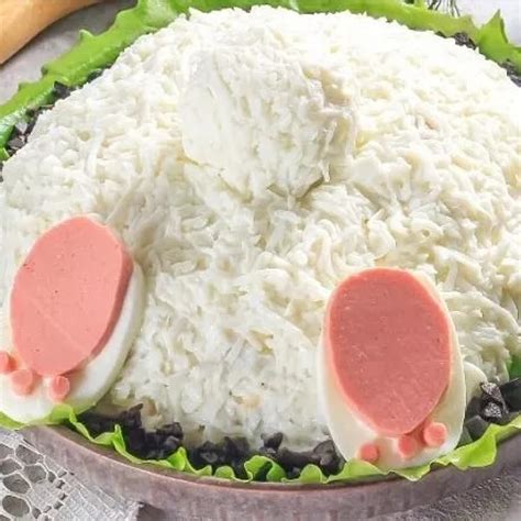 Салат с ананасами на Новый год Кролика 2023 Самые вкусные кулинарные рецепты