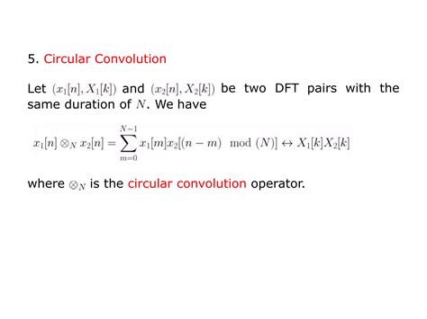 Discrete Fourier Transform Ppt