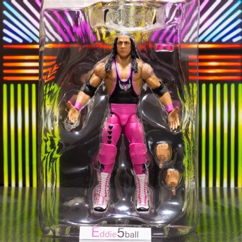 New Mattel Wwe Elite 94 Bret Hitman Hart Figure Summerslam 91 Read £19