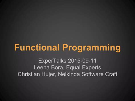 functional programming ppt