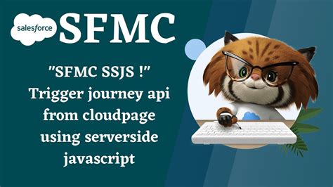 Trigger Journey From Cloudpage Using Ssjs Sfmc Youtube