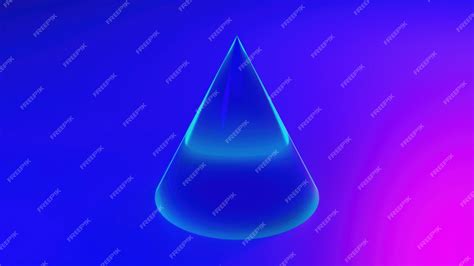 Premium Photo Abstract 3d Cone Computer Generated Render