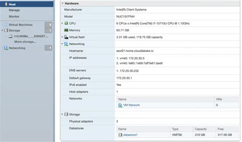 Install Vmware Vsphere Esxi 7 On Intel Nuc 10 11 Computingforgeeks
