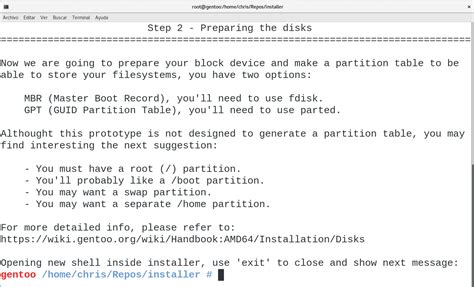 Installer A Basic Gentoo System Anyone Can Install Chrisadr
